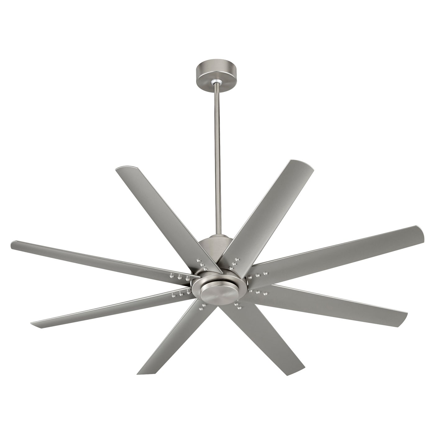 Metal Blade Outdoor Ceiling Fan With Light | Shelly Lighting