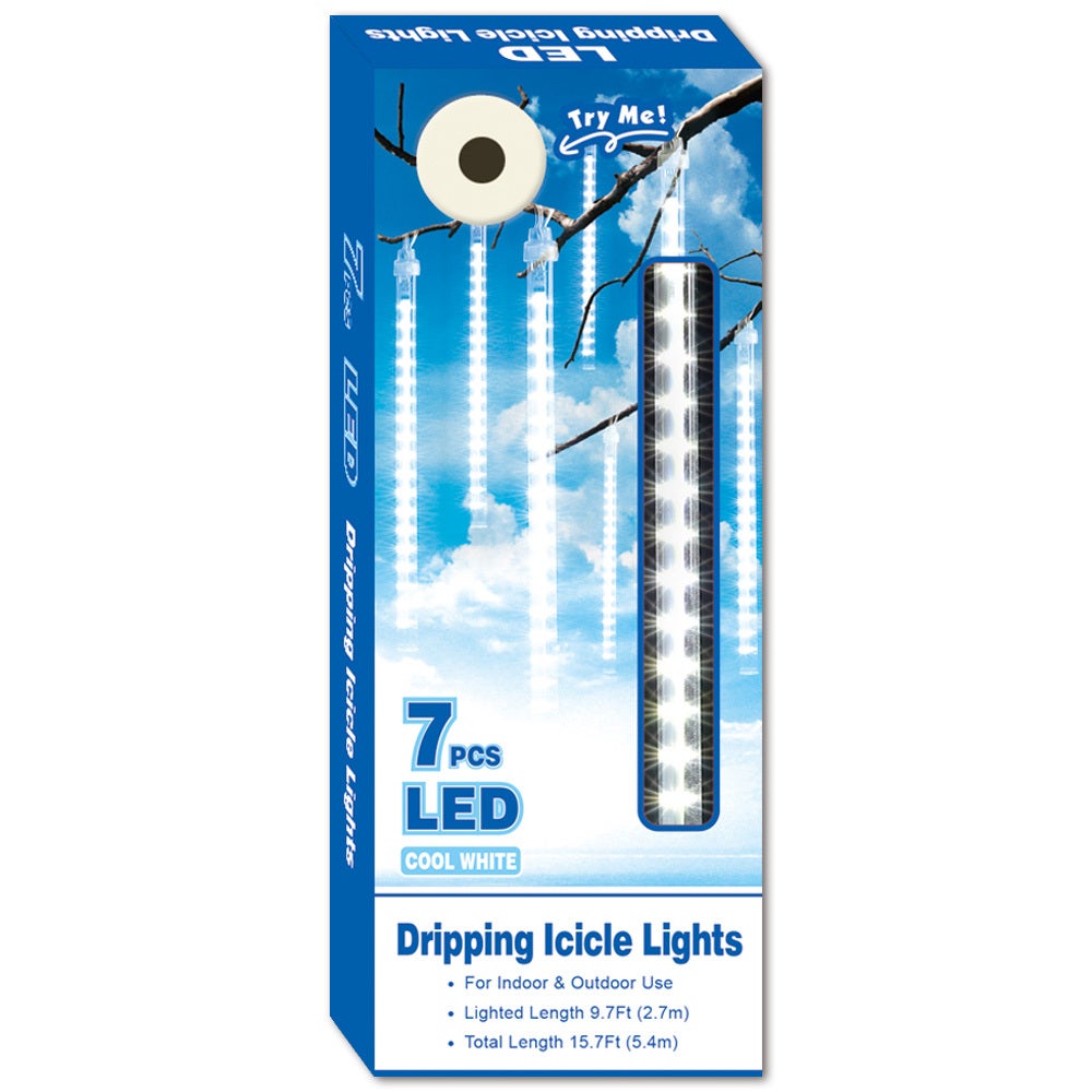 Led Dripping Icicle Christmas Lights