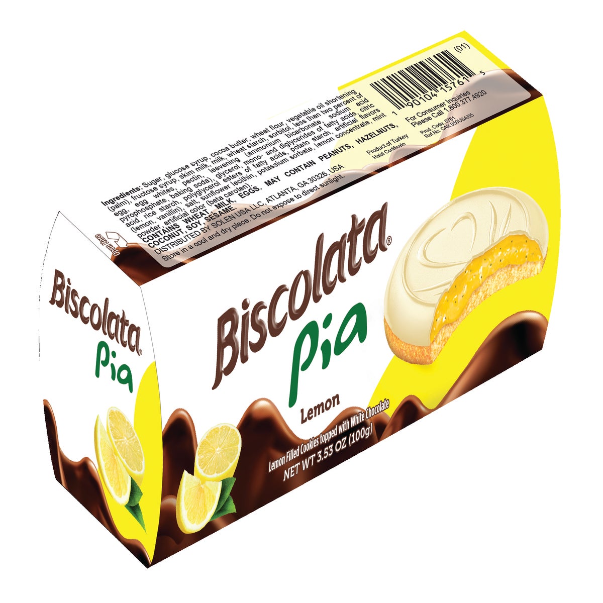 BISCOLATA PIA LEMON (100Gx12)X4 - BOGO - chocolate | Turkana Food