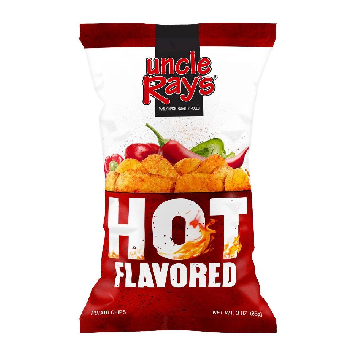 UNCLE RAYS #634 HOT POTATO CHIPS - snacks | U.W.I Universal Wholesalers ...