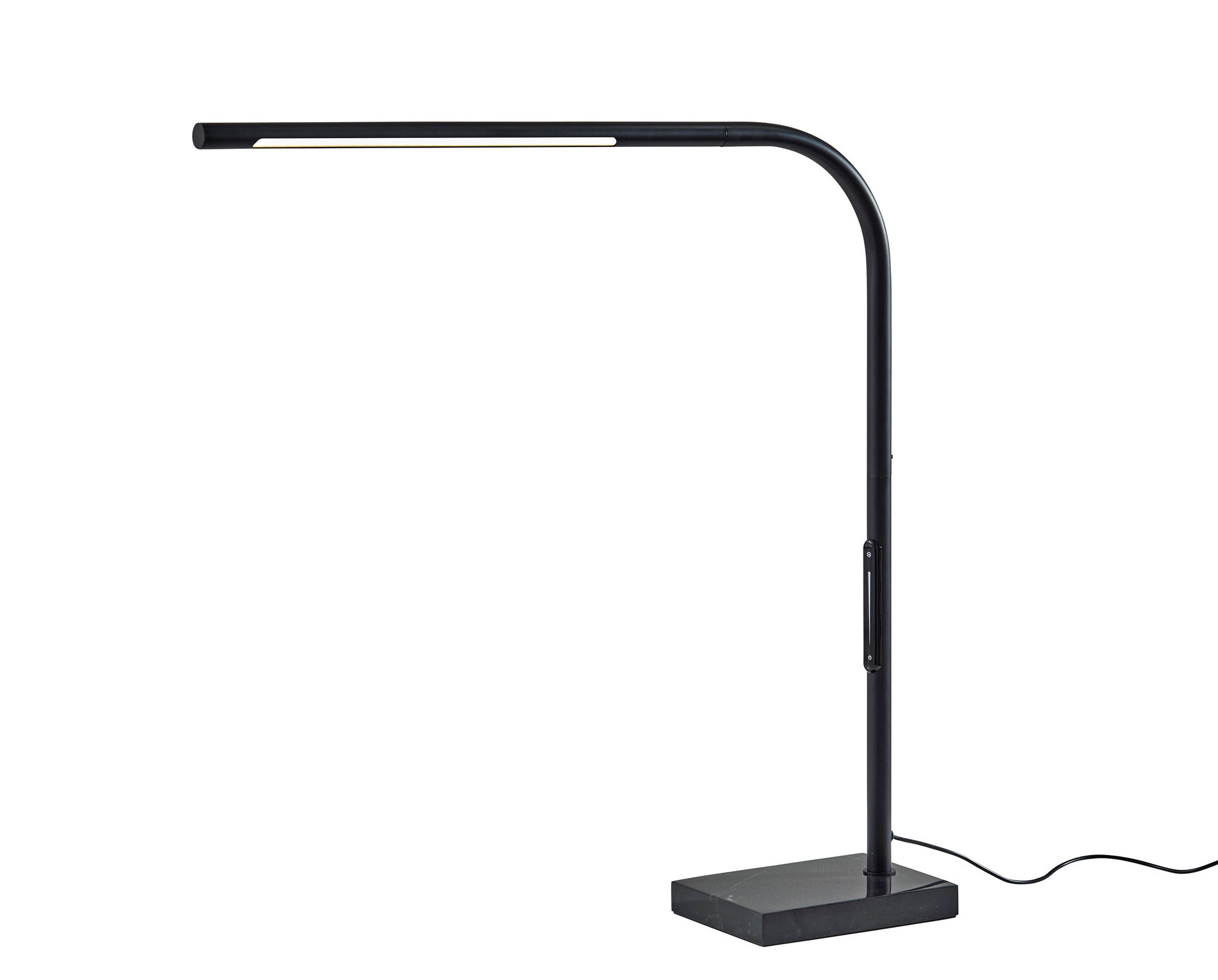 Cullen LED Desk Lamp w/SS- Blk - desk lamps | Adesso
