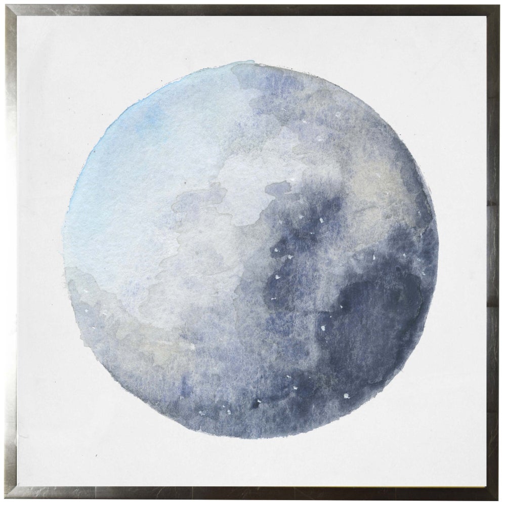 Watercolor Moon