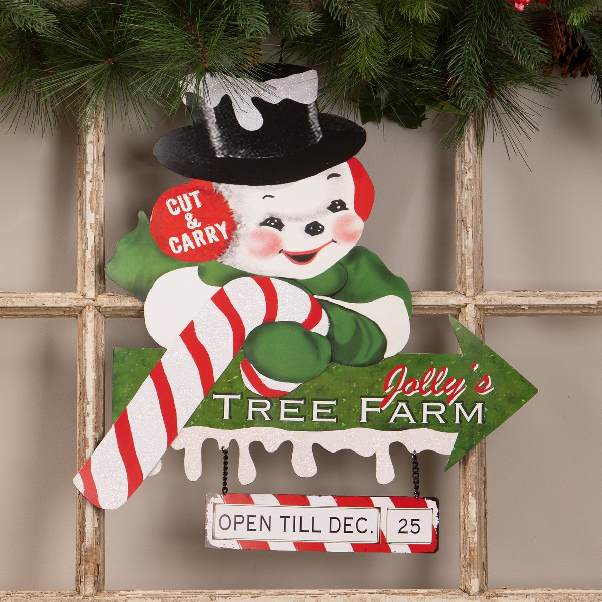 Jolly's Tree Farm Sign - new christmas 2026! | Bethany Lowe Designs