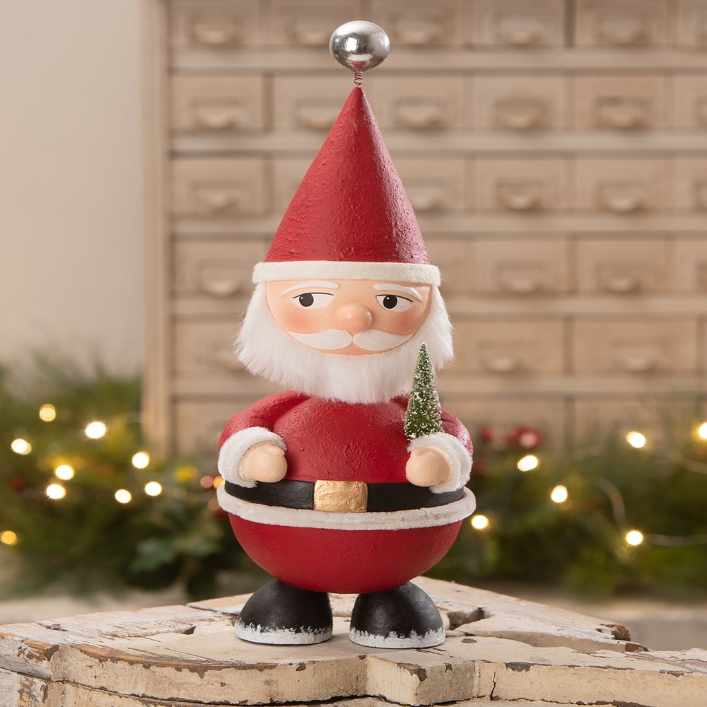 Jingle Bobble Santa Container - new christmas 2025! | Bethany Lowe Designs