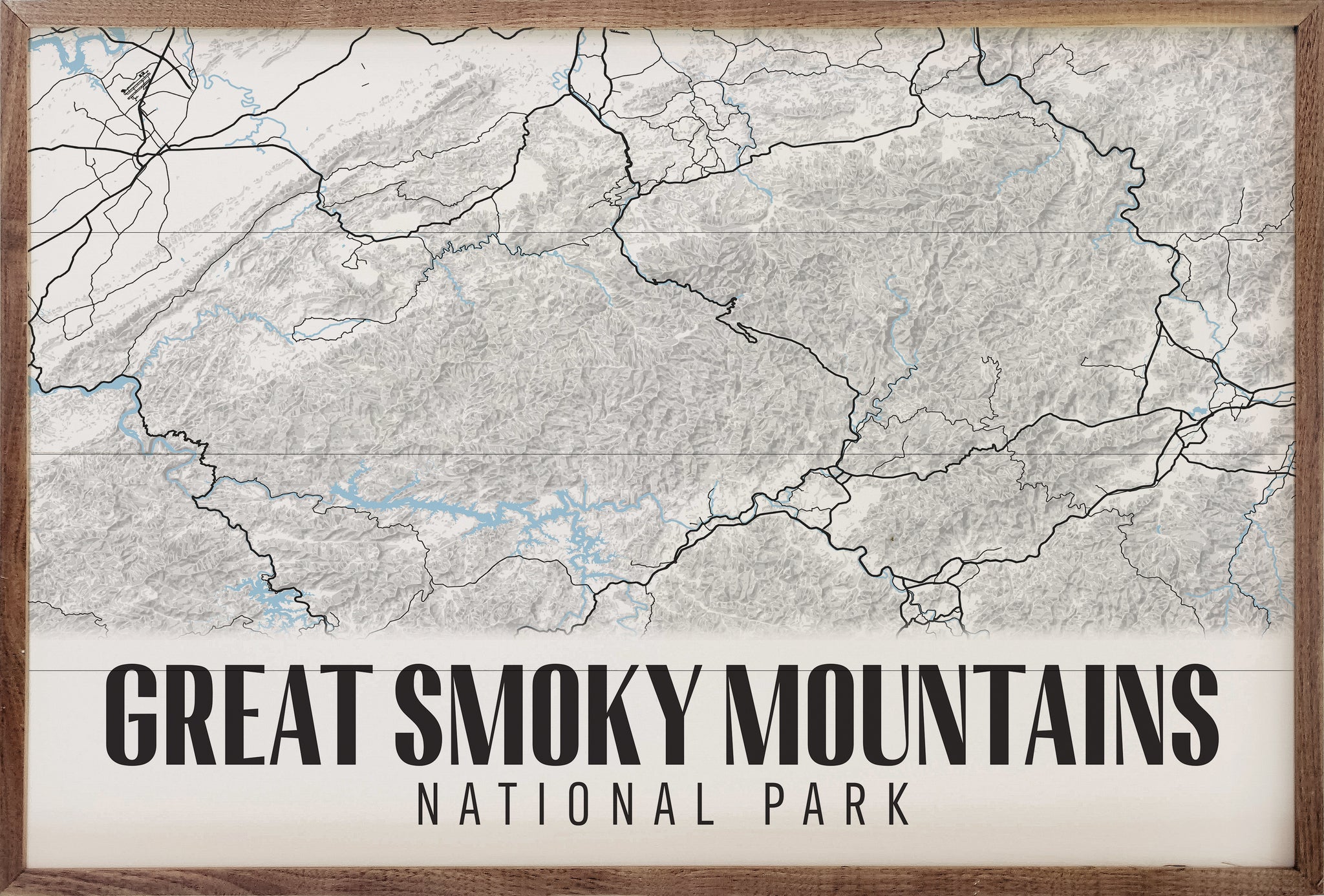 Great Smoky Mountains National Park Map - destination | Kendrick Home