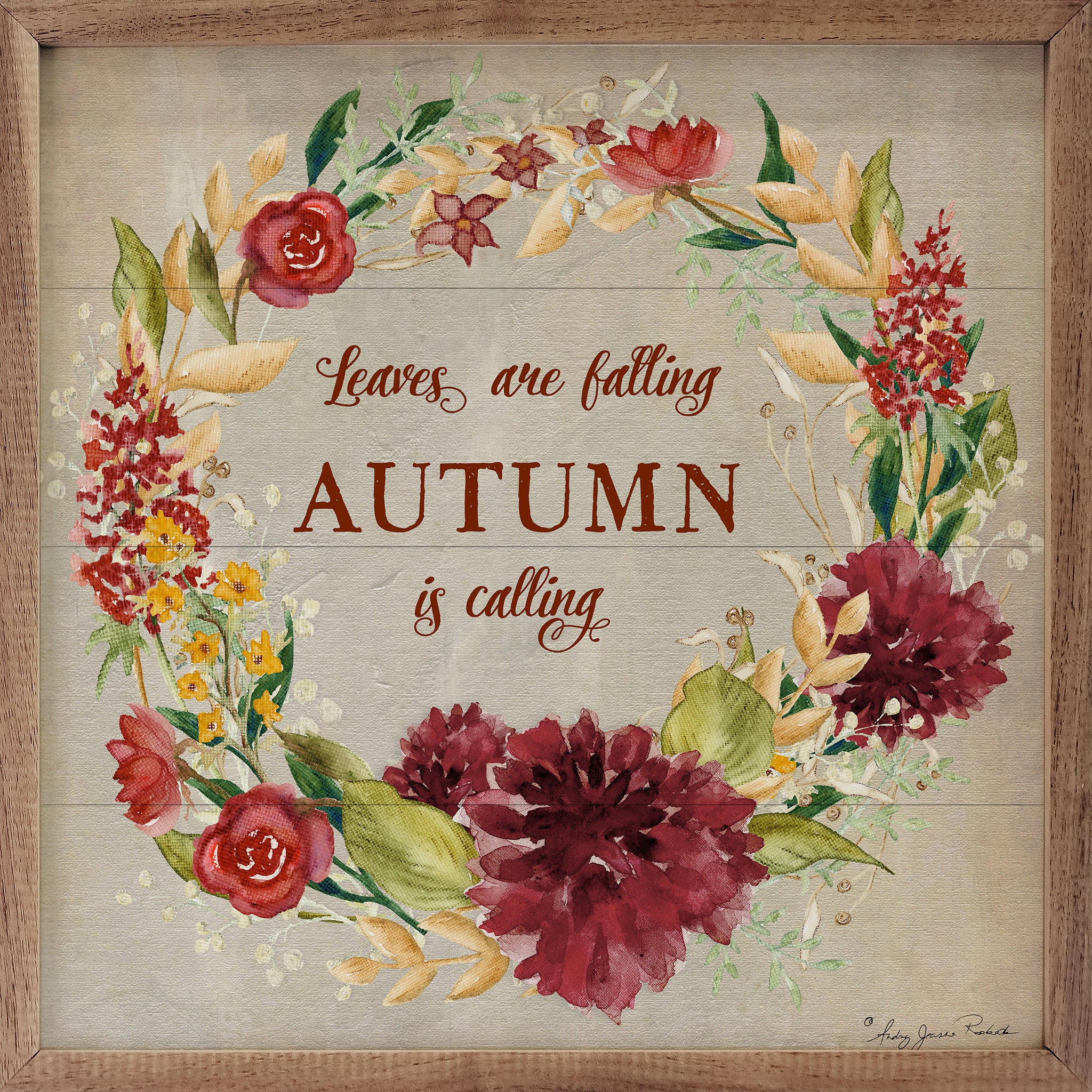 Autumn Celebration Leaves Are Falling By Audrey Jeanne Roberts - audrey ...