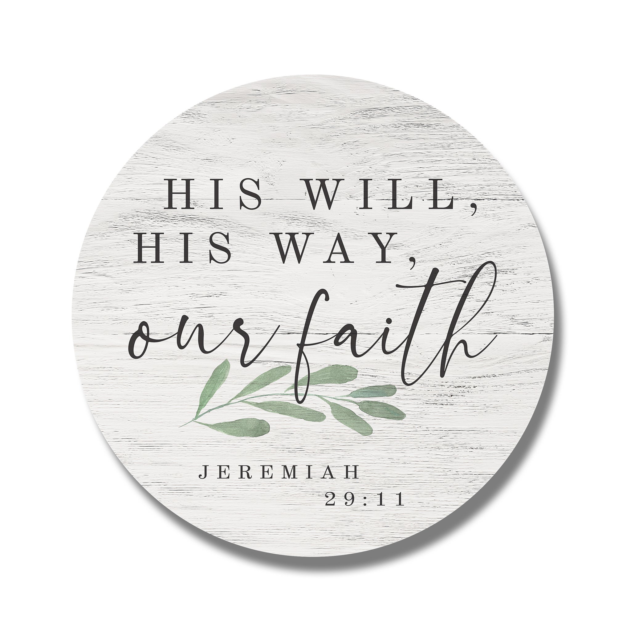 Our Faith Whitewash Circle - everyday | Kendrick Home