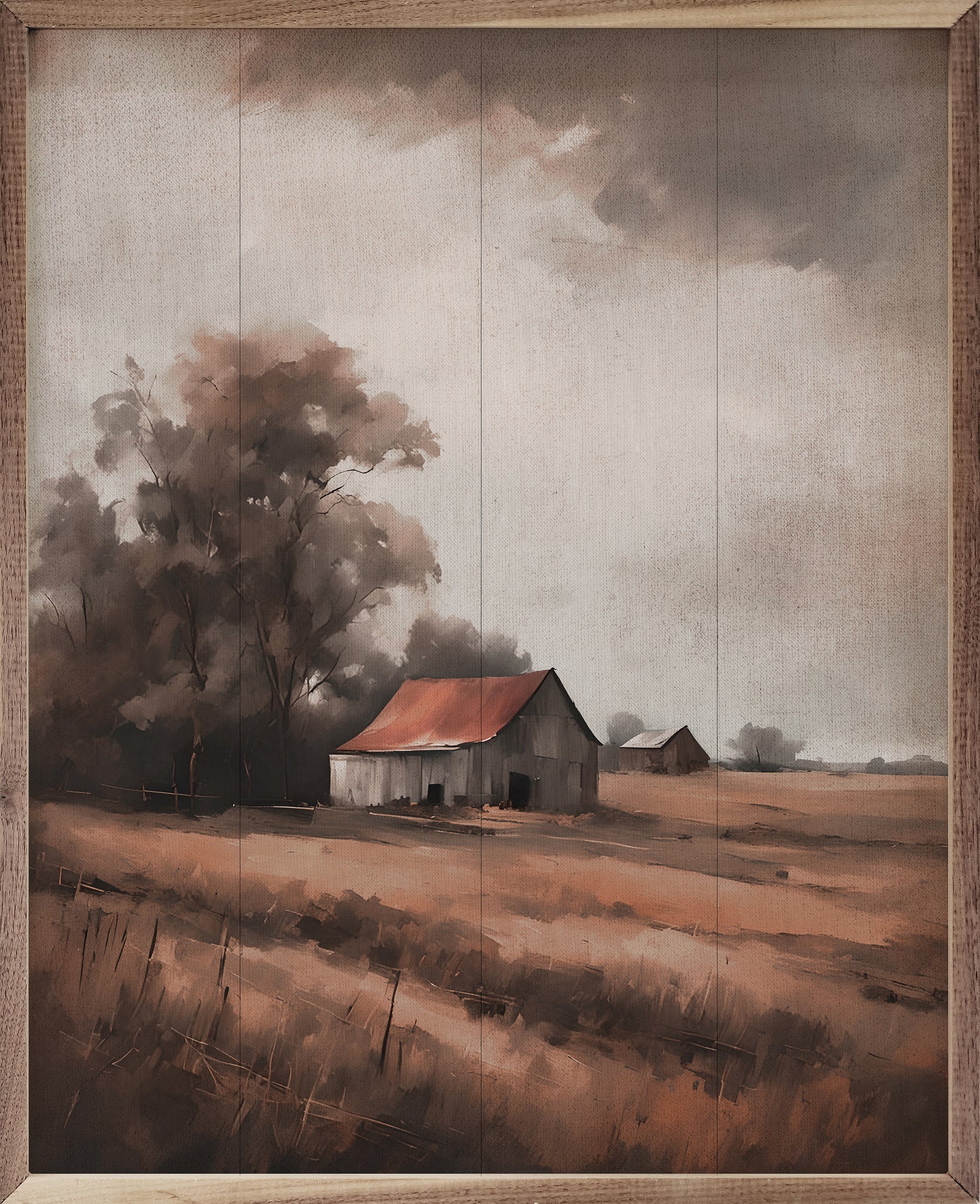 Barn In The Rain - farmhouse | Kendrick Home