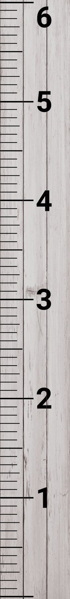 White Ruler - growth charts | Kendrick Home